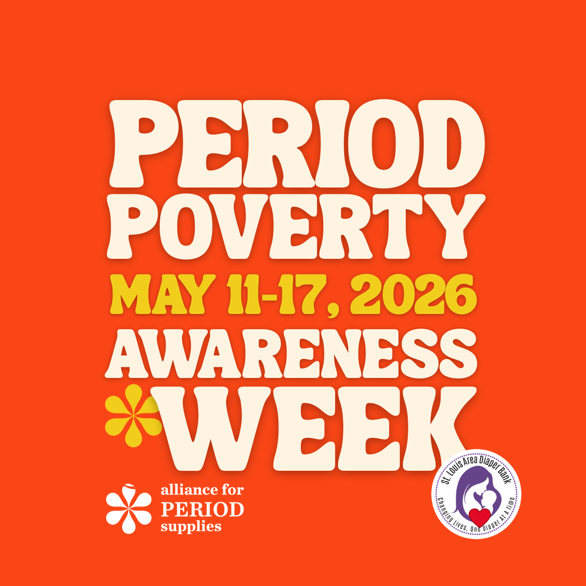Period Poverty Awareness Week | St. Louis Area Diaper Bank